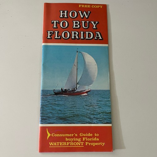 How to Buy Florida Consumer's Guide Waterfront Vintage Travel Brochure ...
