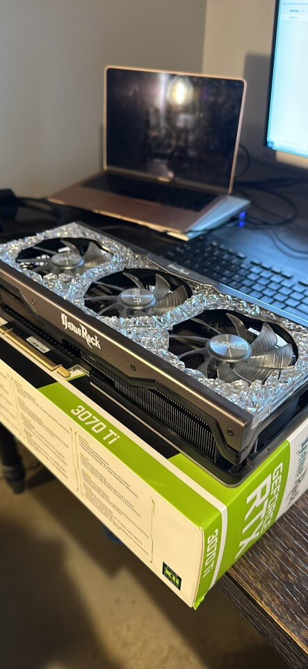 Palit GameRock GeForce RTX 3070 Ti 8GB GDDR6X PCI Express 4.0 ATX Video ...