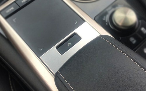 Silver Steel Middle Console Gear Shift Mouse Cover For Lexus RX350 450h ...