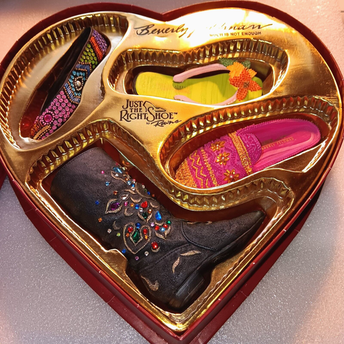 Just The Right Shoe Beverly Feldman HEART 4pc Gift Set 25754, LE# 185/ ...