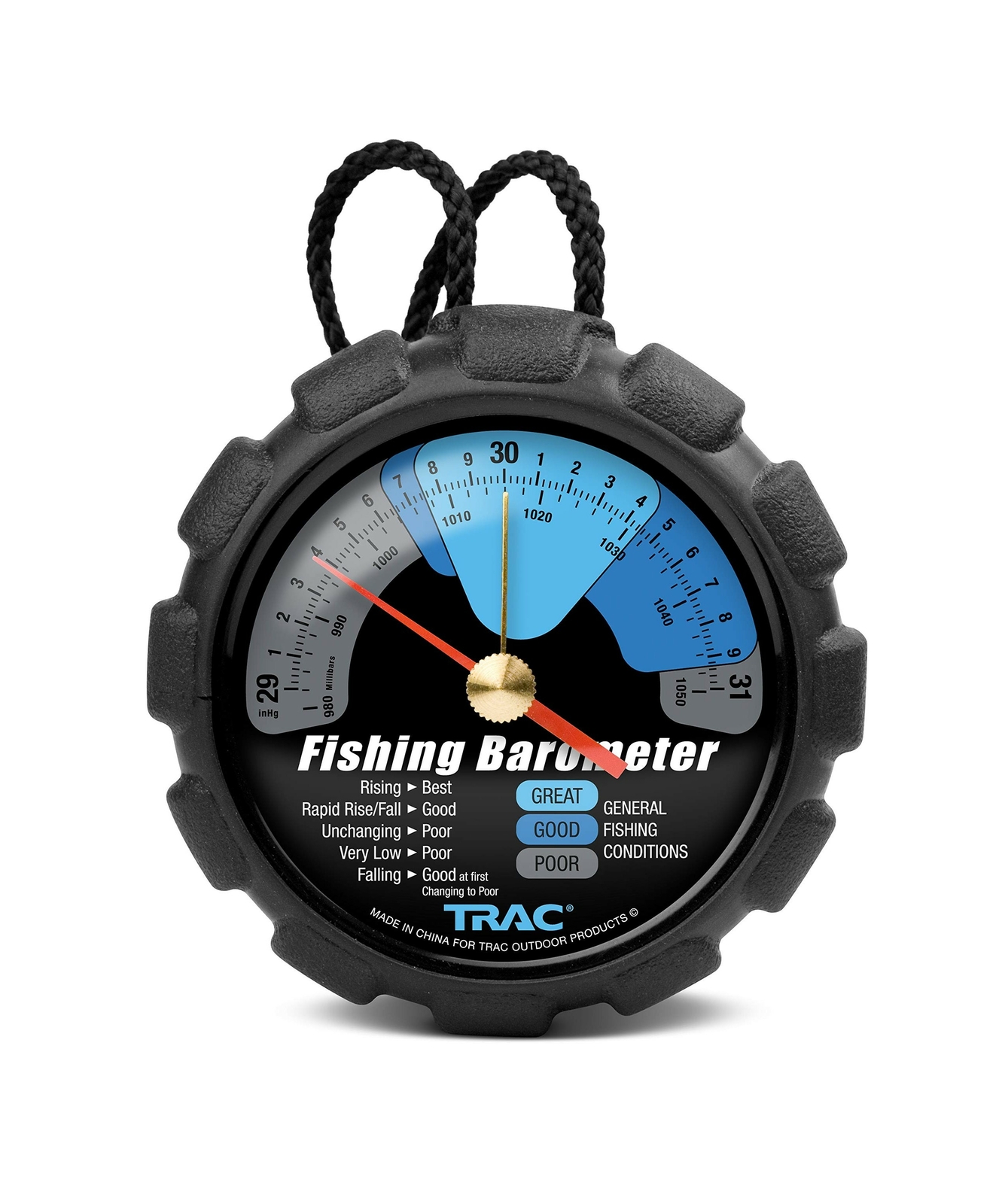 Trac Outdoor T3002 Fishing Barometer for sale online | eBay