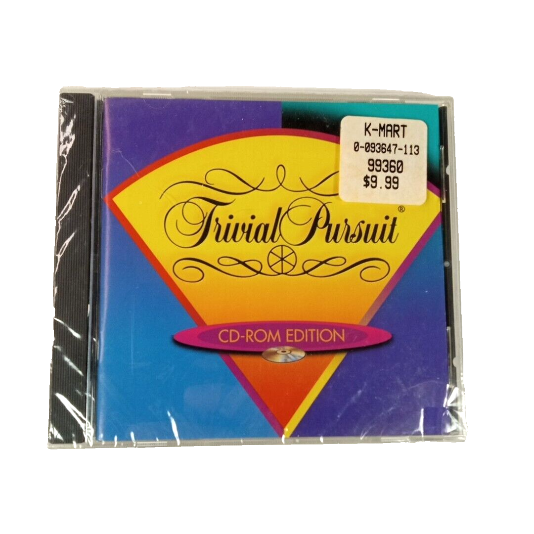 Trivial Pursuit CD-Rom Edition PC Windows 3.1 or Higher 1996 Sealed ...