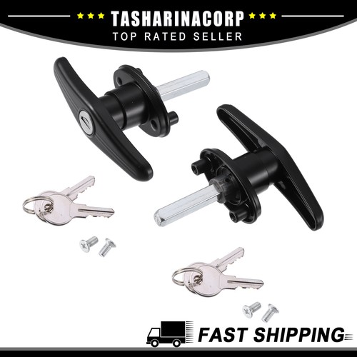 Piece of 2 Truck Cap Locking T-Handle w/Key fit for Pickup Truck Cap ...
