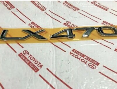*NEW LEXUS LX470 SCRIPT REAR TAILGATE DOOR CHROME TRUNK EMBLEM 1998 ...