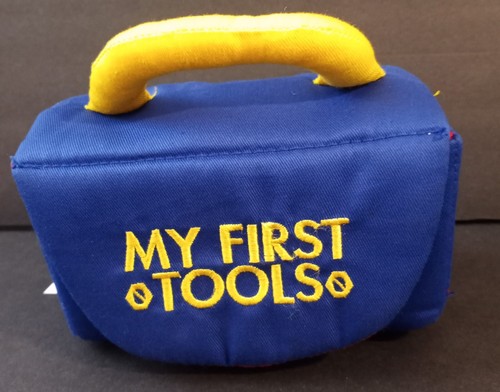 BABY GUND Plush MY FIRST TOOLS box Baby Toddler Toy GUC 3 x 6 in play ...