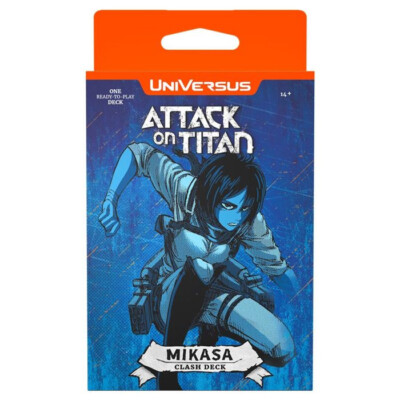 Universus Attack On Titan Battle For Humanity CCG Clash Deck - MIKASA ...