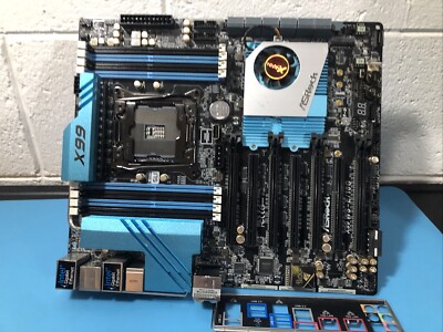 ASRock X99 WS-E/10G Motherboard LGA2011-3 DDR4 1*M.2 12*SATA3 US ...