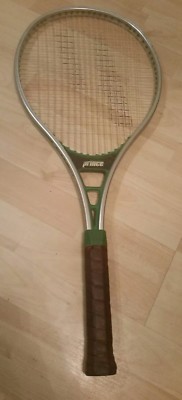VINTAGE PRINCE CLASSIC OVERSIZE ALUMINUM TENNIS RACQUET 4 1/4" Green | eBay