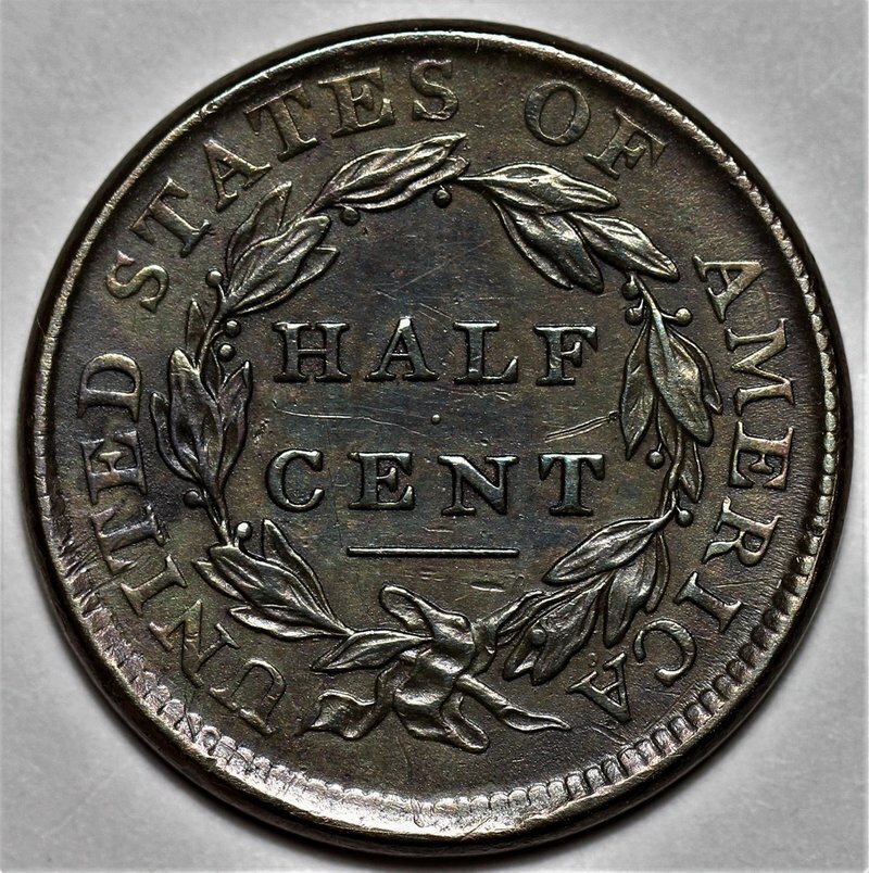 1809/6 Classic Head Half Cent - 9 Over Inverted 9 - Scratches - High ...