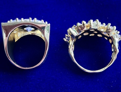 ELVIS 2 RING SET ALOHA HORSESHOE & ASHVILLE DIAMOND NUGGAT RING ...