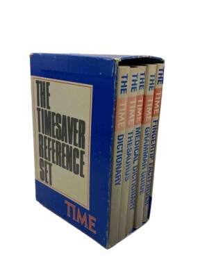 Vintage The Timesaver Reference Set 5 Volume Book Set By TIME 1986-87 ...