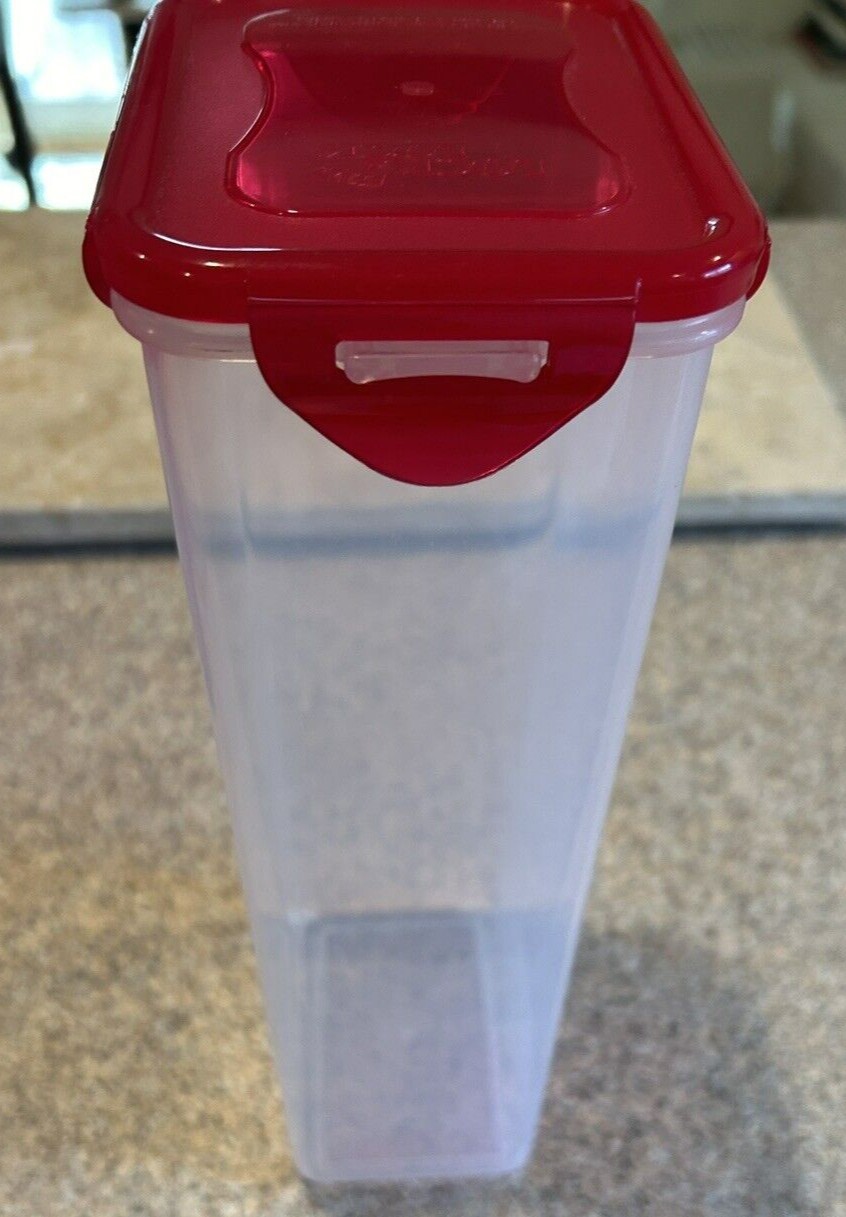 Lock N Lock Pantry Storage Containers Set of 33 containers with Red ...