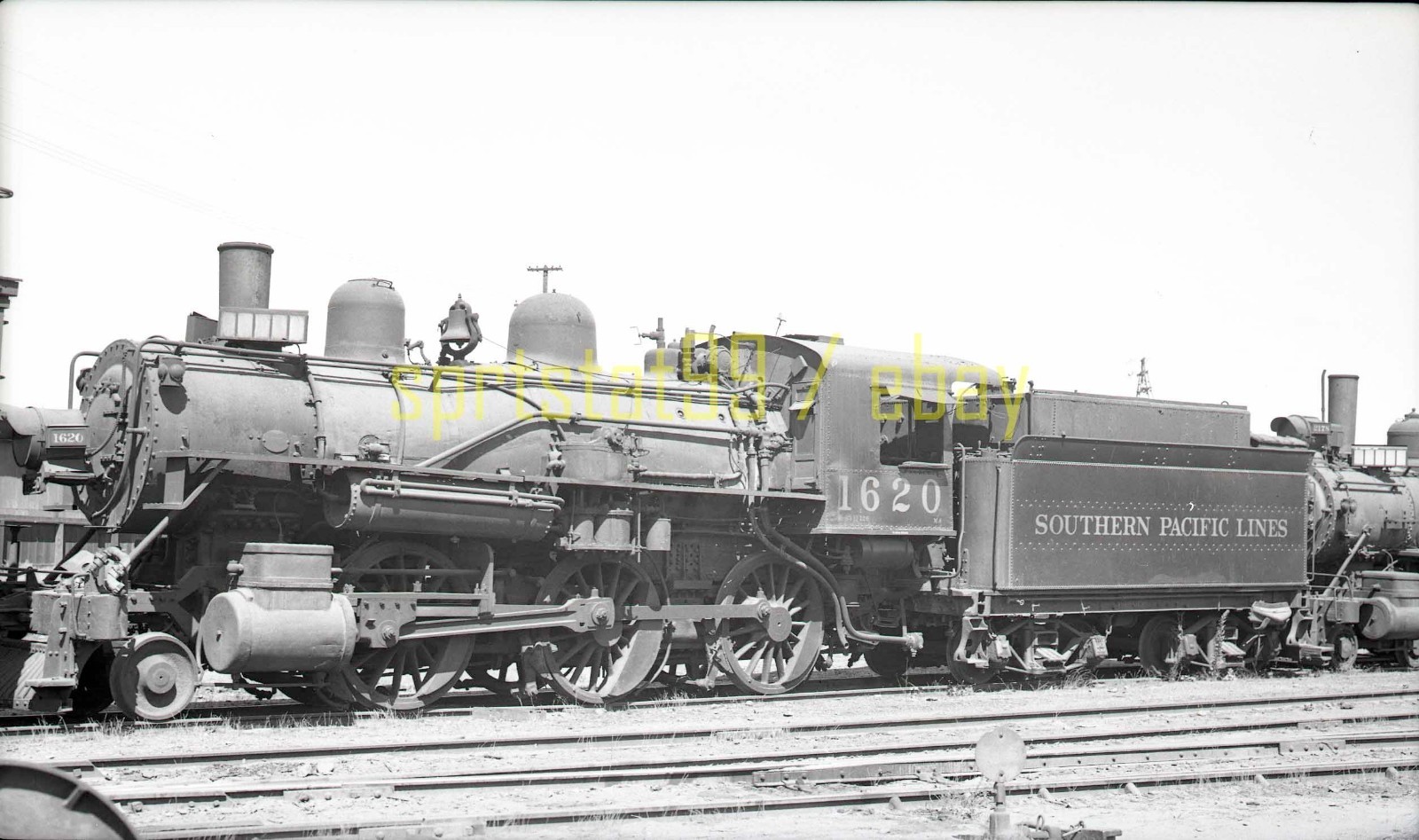 SP Southern Pacific 2-6-0 Steam Locomotive #1620 - Vintage Railroad ...