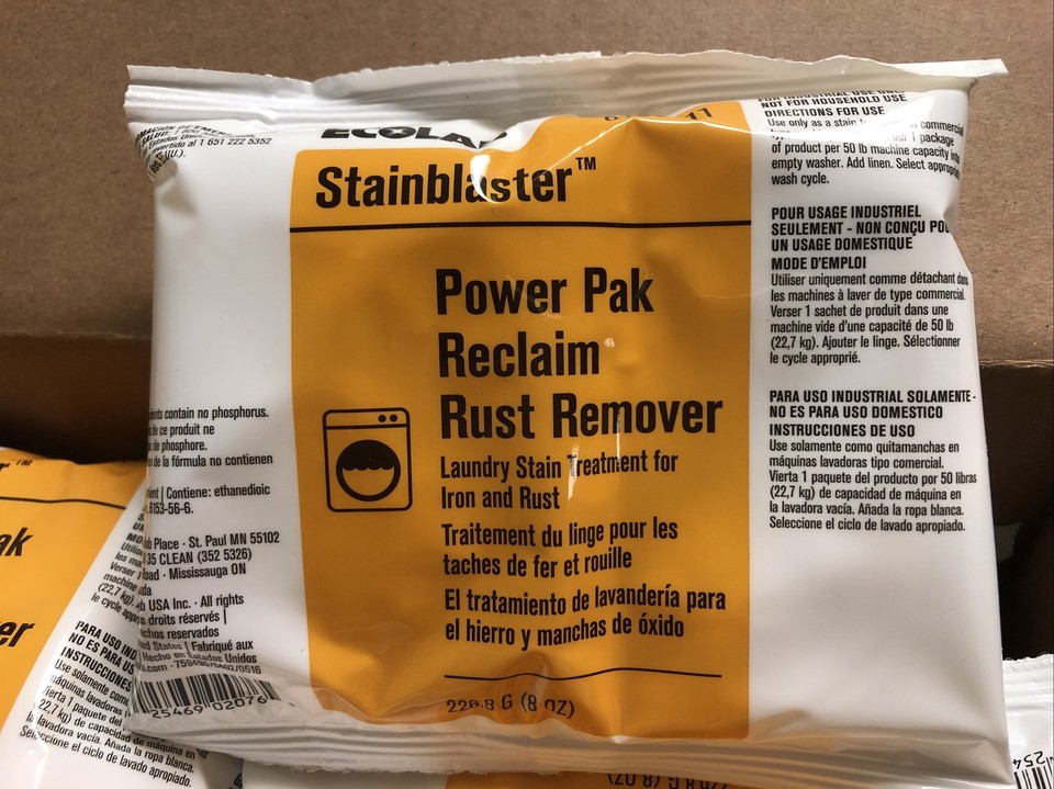 Ecolab® StainBlaster Power Pak Reclaim Rust Remover ECO 6100911 ...
