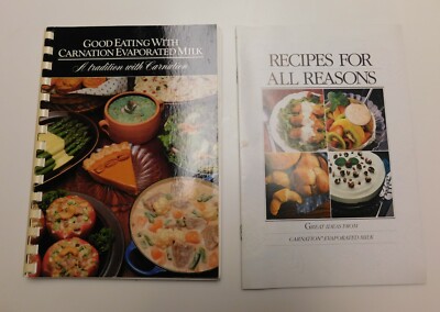 2 Carnation Evaporated Milk Recipe Books. 1983-1985. Excellent ...