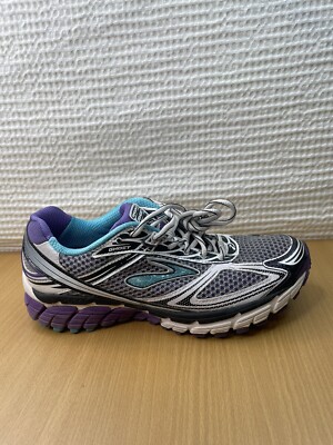 Brooks Ghost 5 Womens Size 10 B Gray Purple 1201131B532 Running Shoes ...