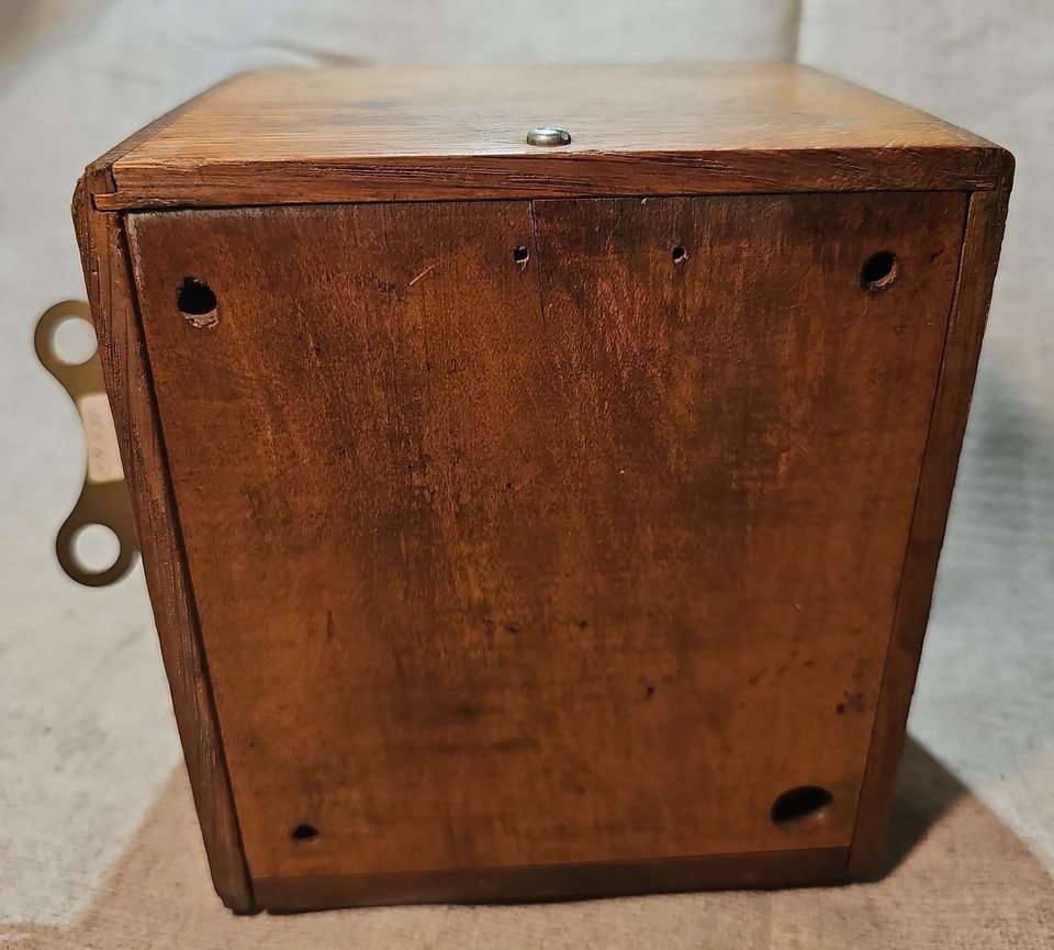 Antique Fire Alarm Ringer Box – McNally Boston – Spring Wound – Wood ...