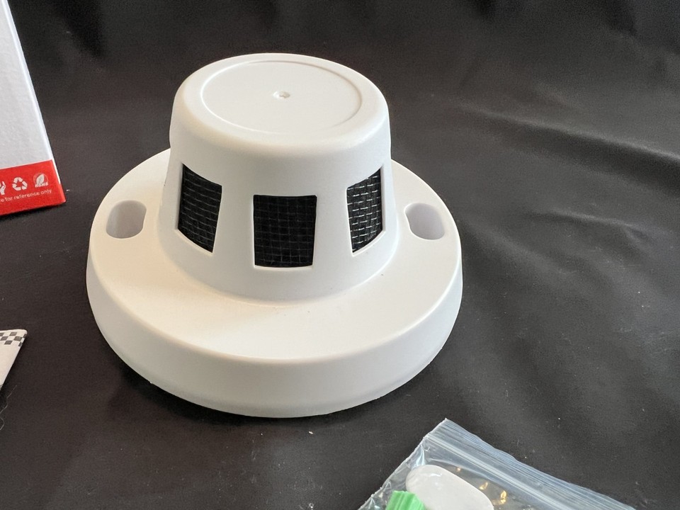2.1MP HD-TVI PINHOLE SMOKE DETECTOR CAMERA AVC-SMT91FT | eBay