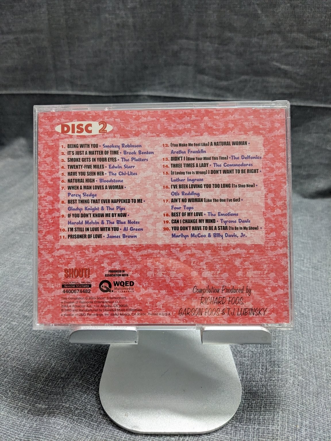 Rhythm & Love Soul CD 2004 R&B Funk Soul Compilation Shout! WQED | eBay