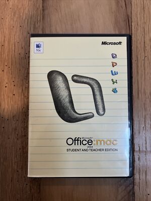 Microsoft Office Mac 2004 Word Powerpoint Excel Student and Teacher ...