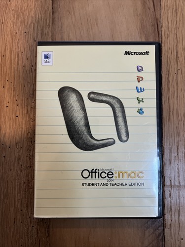 Microsoft Office Mac 2004 Word Powerpoint Excel Student and Teacher ...