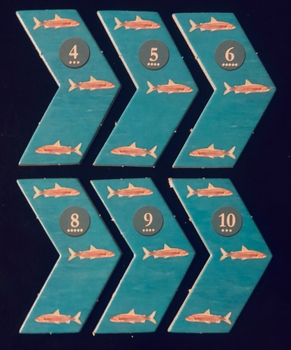 Catan Expansion Traders & Barbarians | All 6 Fishing Ground Tiles ...