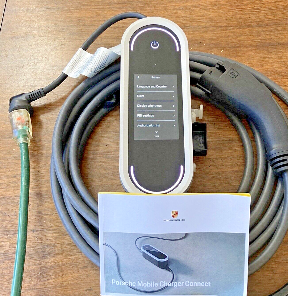 2020 - 2024 Porsche Taycan Charger EV Mobile Charging NEMA 5-15 plug ...