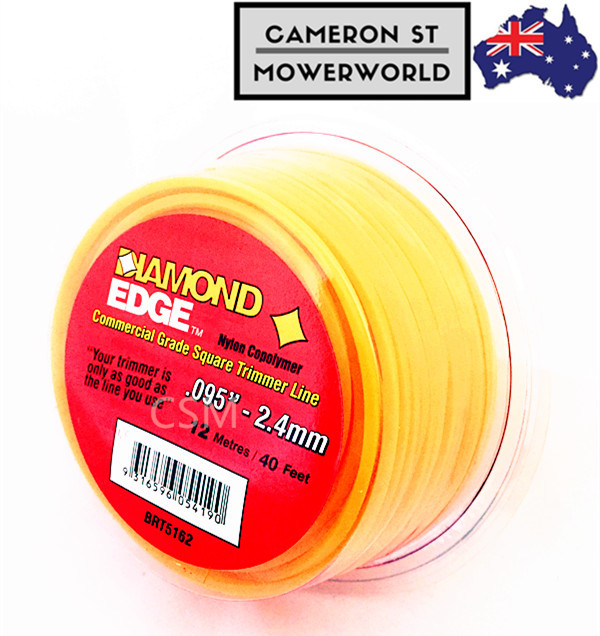 Whipper Snipper Brushcutter Diamond Edge Trimmer Line Cord .095'' -2 ...