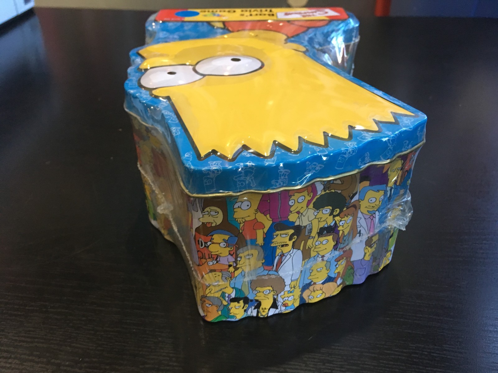 THE SIMPSONS TRIVIA BART-SHAPED TIN NEW SEALED NEVER OPENED 2001 | eBay