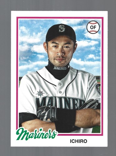 2022 Topps Archives #185 1978 Design Ichiro HOF Seattle Mariners ...