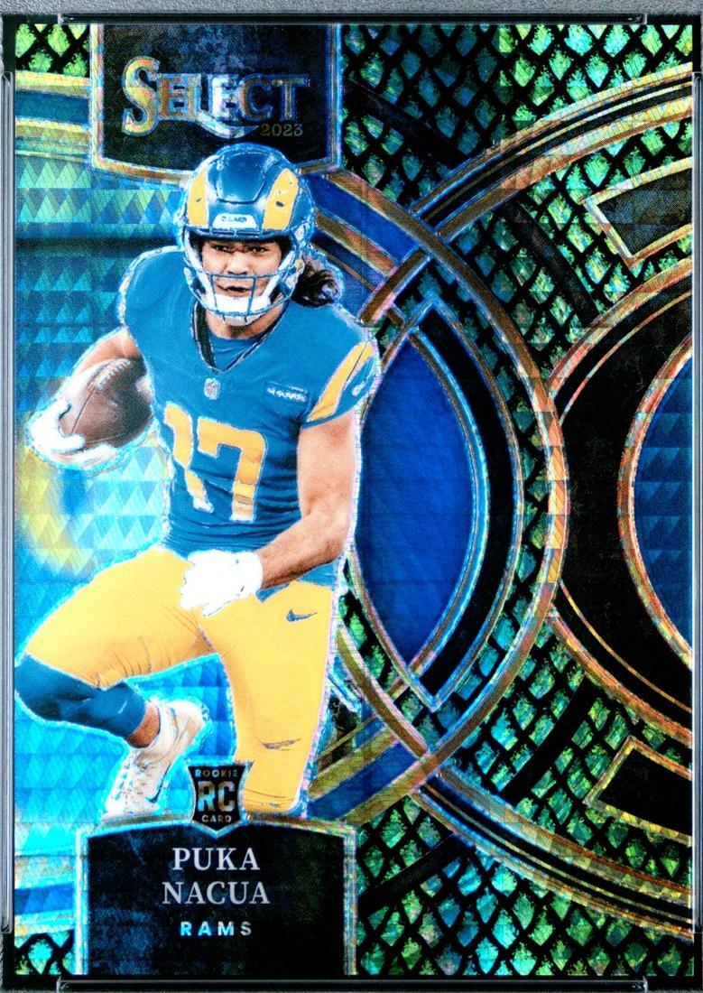 2023 Panini Select - Premier Level Puka Nacua #199 Dragon Scale Prizm ...