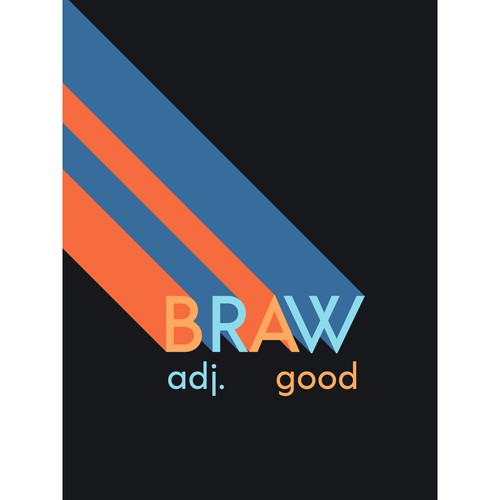 Scottish Word Definition Braw Good Scots Dictionary Poster Print | eBay