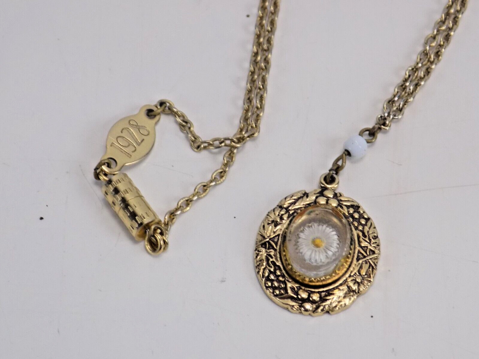 1928 Brand Victorian Inspired Locket Necklace 16" Cha… - Gem