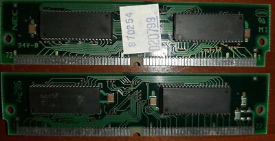 Vintage NEC Edo Ram memory 72 Pin 386 486 Free Shipping | eBay
