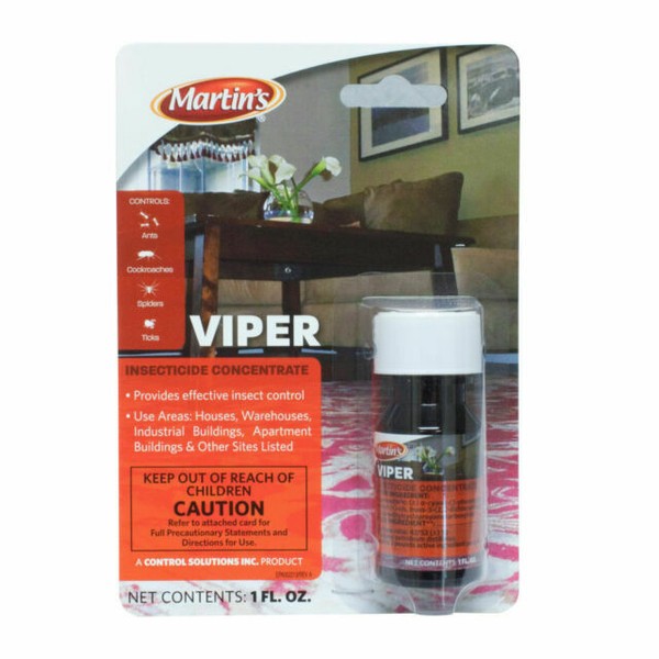 Martin's Viper Insecticide Cypermethrin 1 Oz Roach Killer for sale ...