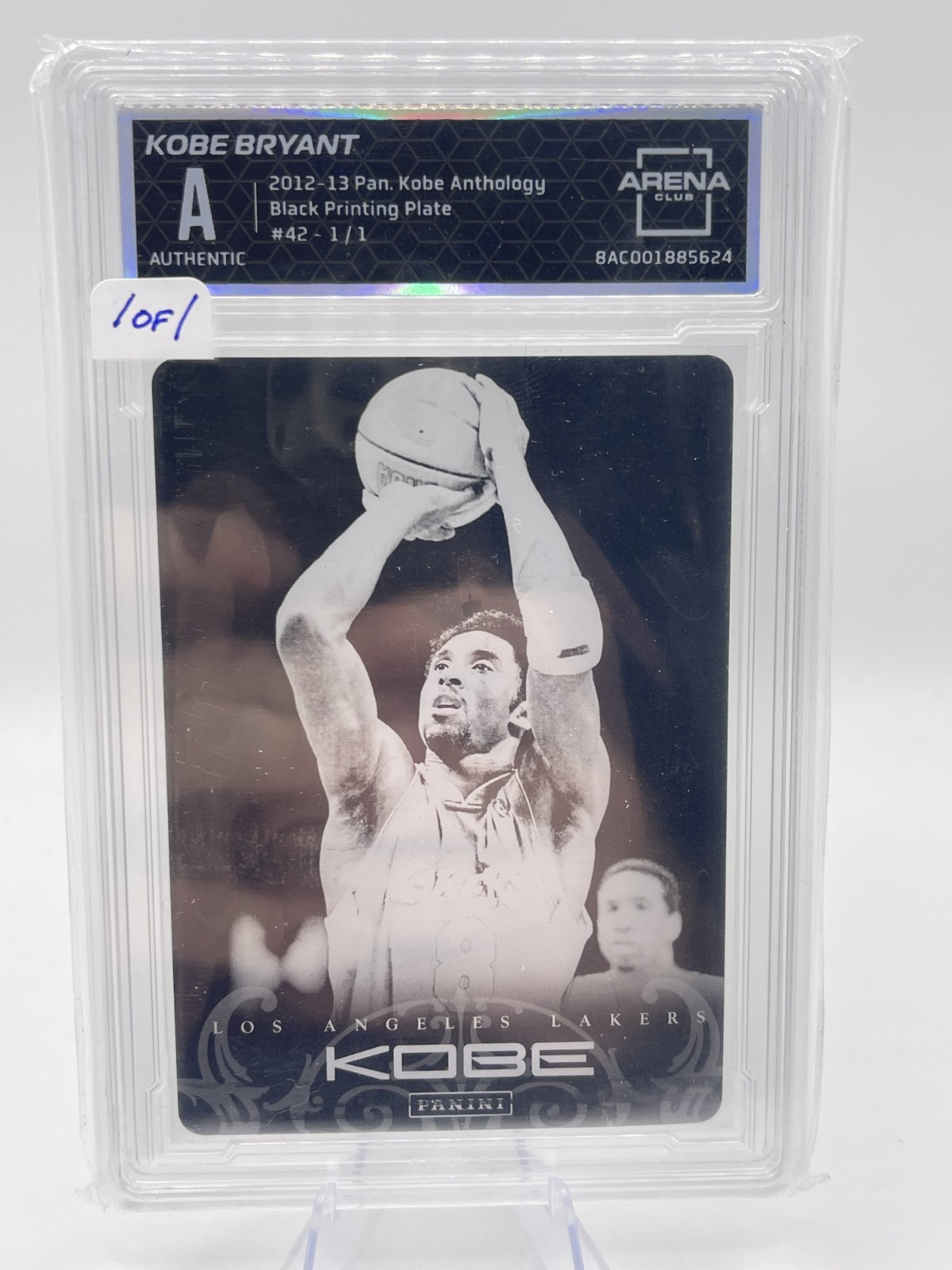 2012-13 Panini Kobe Anthology - Kobe Bryant 1/1 Black Printing Plate ...