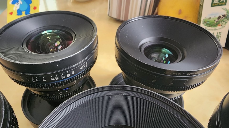 Zeiss CP.2 Lenses PL Mount 5 Set (15/2.9,25/2.1,35/1.5, 50/1.5, 85/1.5 ...