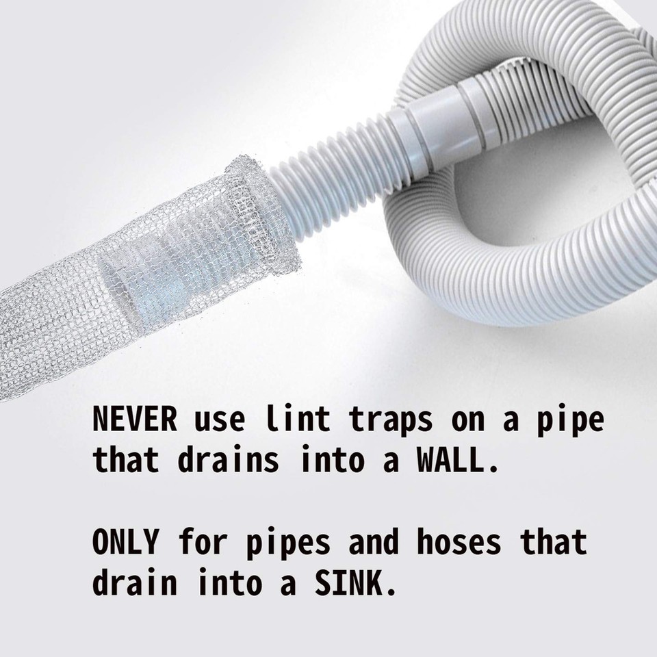 48 PCS Lint Traps Washing Machine Lint Trap Stainless Steel lint Snare ...