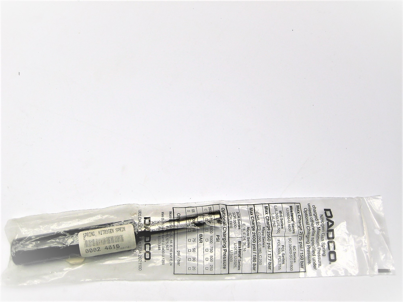 DADCO U.0325.080 111502042G NITROGEN SPRING NSMP for sale online | eBay