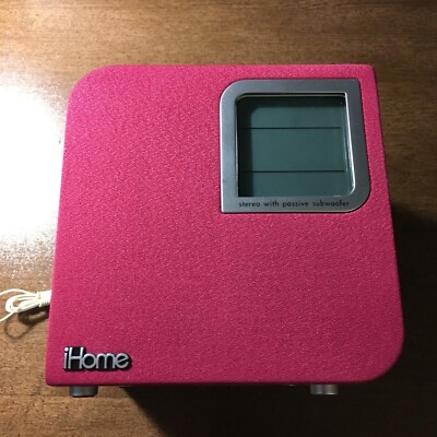 iHome iH12P Clock Radio // Old 30-Pin Connector Audio Dock for iPhone ...