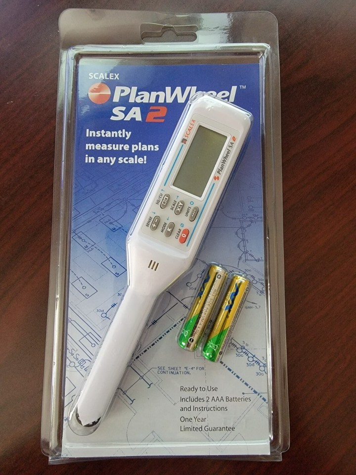 Scalex PlanWheel SA2 Digital Distance Measurer New Blueprints and Plans ...