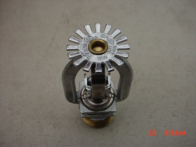 100 TYCO TY3211 Fire Sprinkler Head Pendent 165 Chrome 531129165 for ...