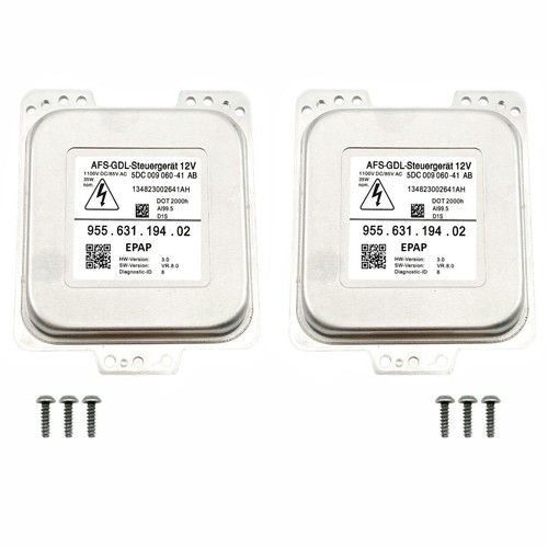 2x New For 08-10 Porsche Cayenne Xenon Ballast Control Unit Module ...