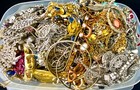 Over 1 lb Lot Vintage Now Costume JUNK Jewelry Part SCRAP Bead Crafting ...