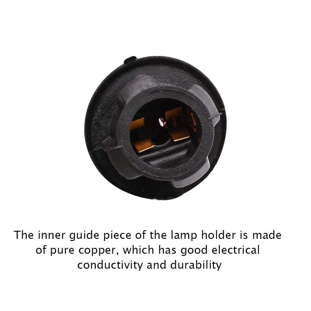 10PCS T10 168 194 Light Bulb Extension Wiring Harness Socket Connector ...