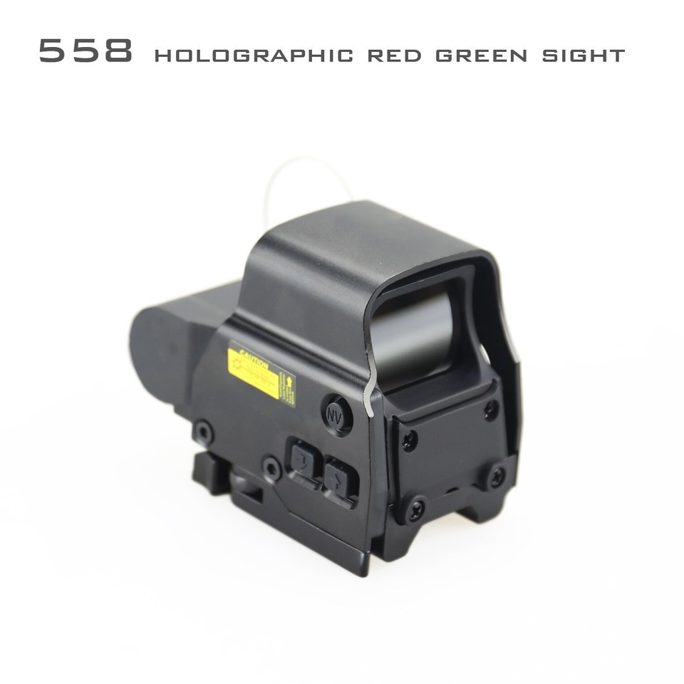 G33 3X Magnifier 558 Holographic Red Green Dot Reflex Sight Scope QD ...