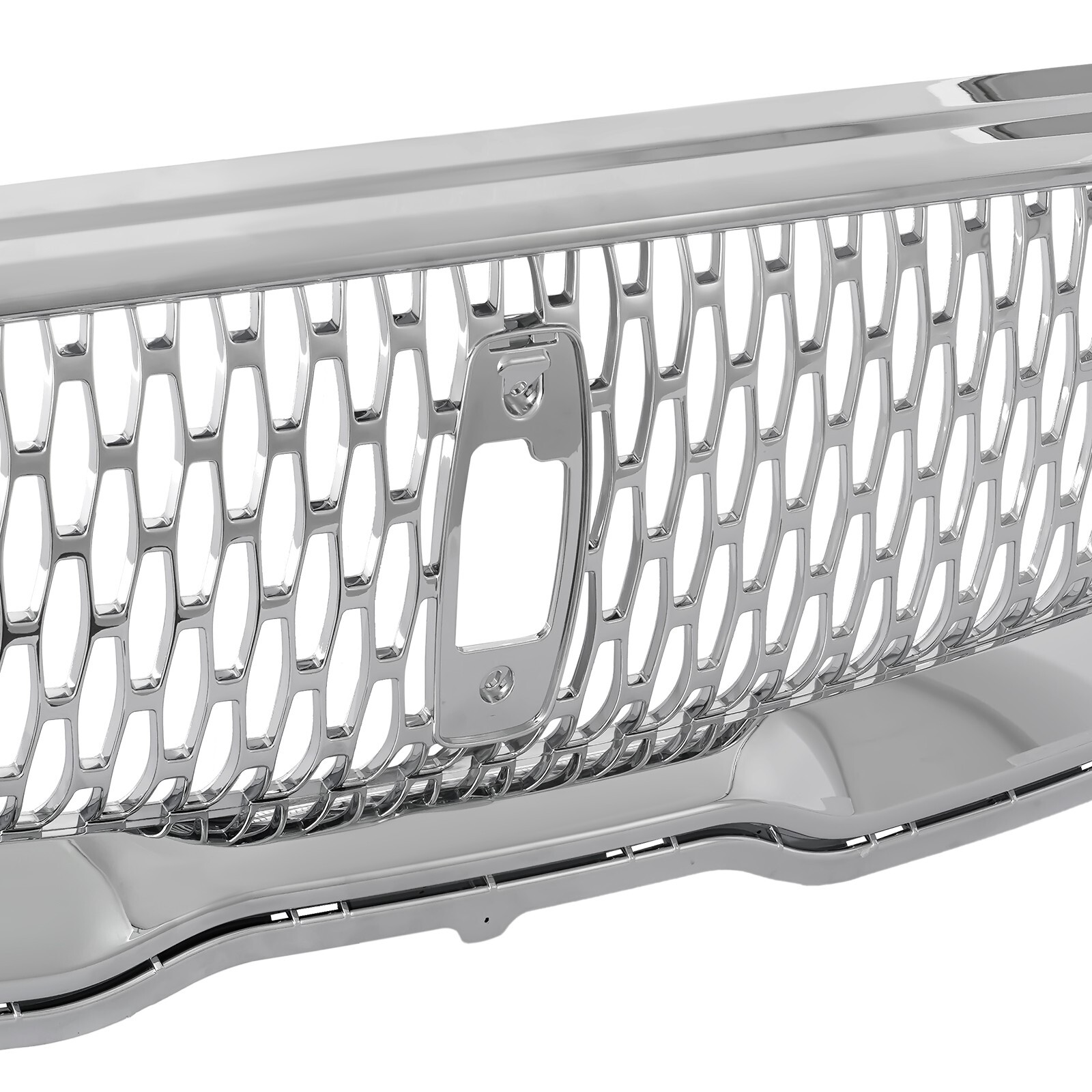 Front Bumper Upper Chrome Mesh Grille Grill For Lincoln MKC 2019 ...