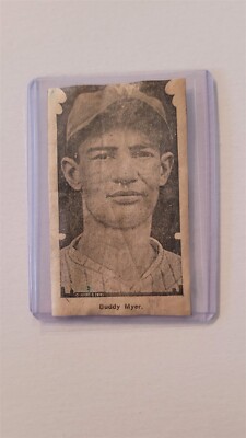 Buddy Myer Senators Rookie 1926 Baseball Panel | eBay