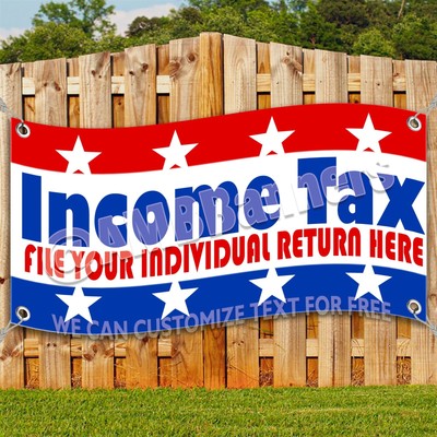 Business Signs - Income Tax Flags