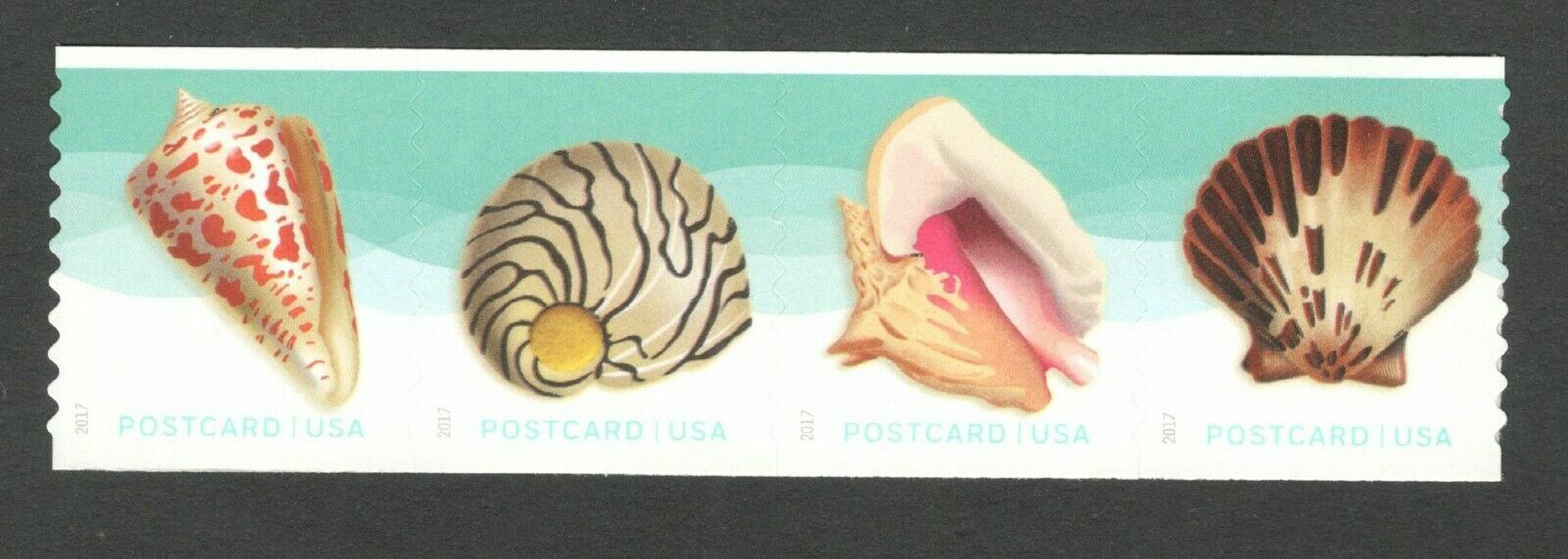 SCOTT#5167-70 ,58C STAMP SEASHELLS COIL ROLL OF 100 MNH OG SELF ...